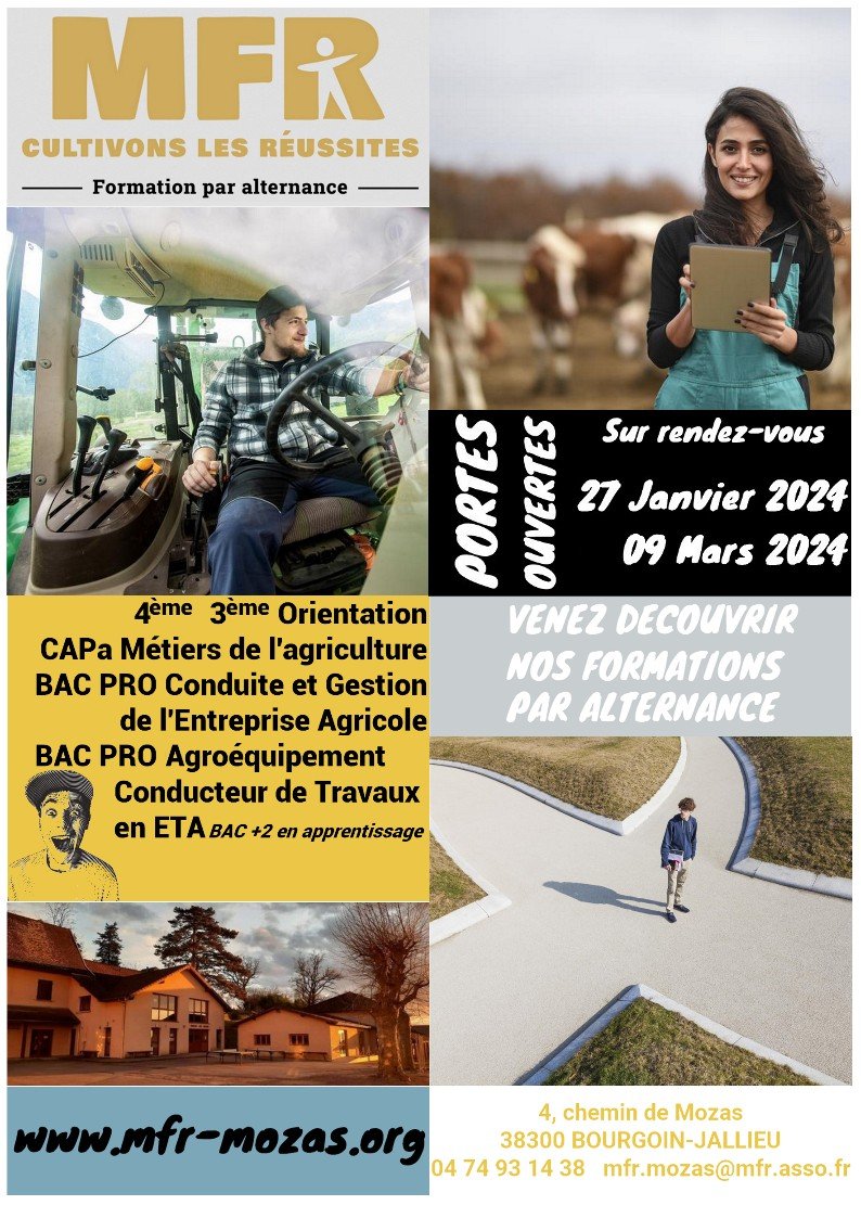 MFR Mozas : Portes ouvertes